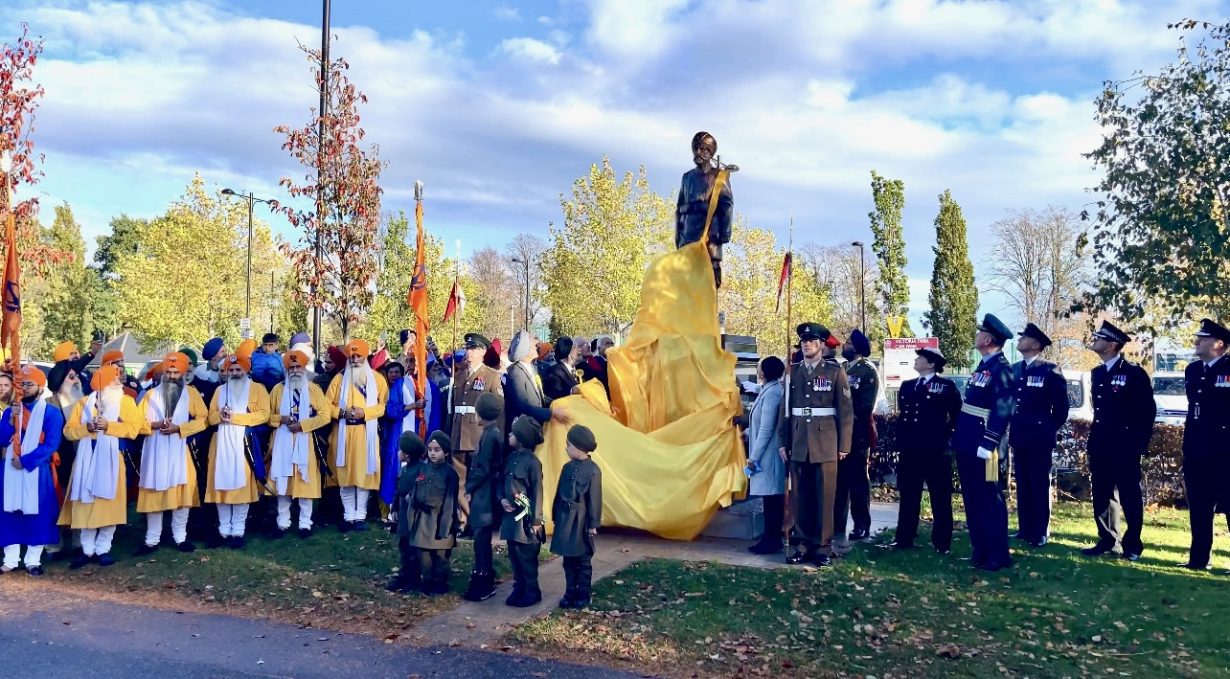 STATUE OF SIKH SOLDIER UNVEILED IN LEICESTER - Leicester Times
