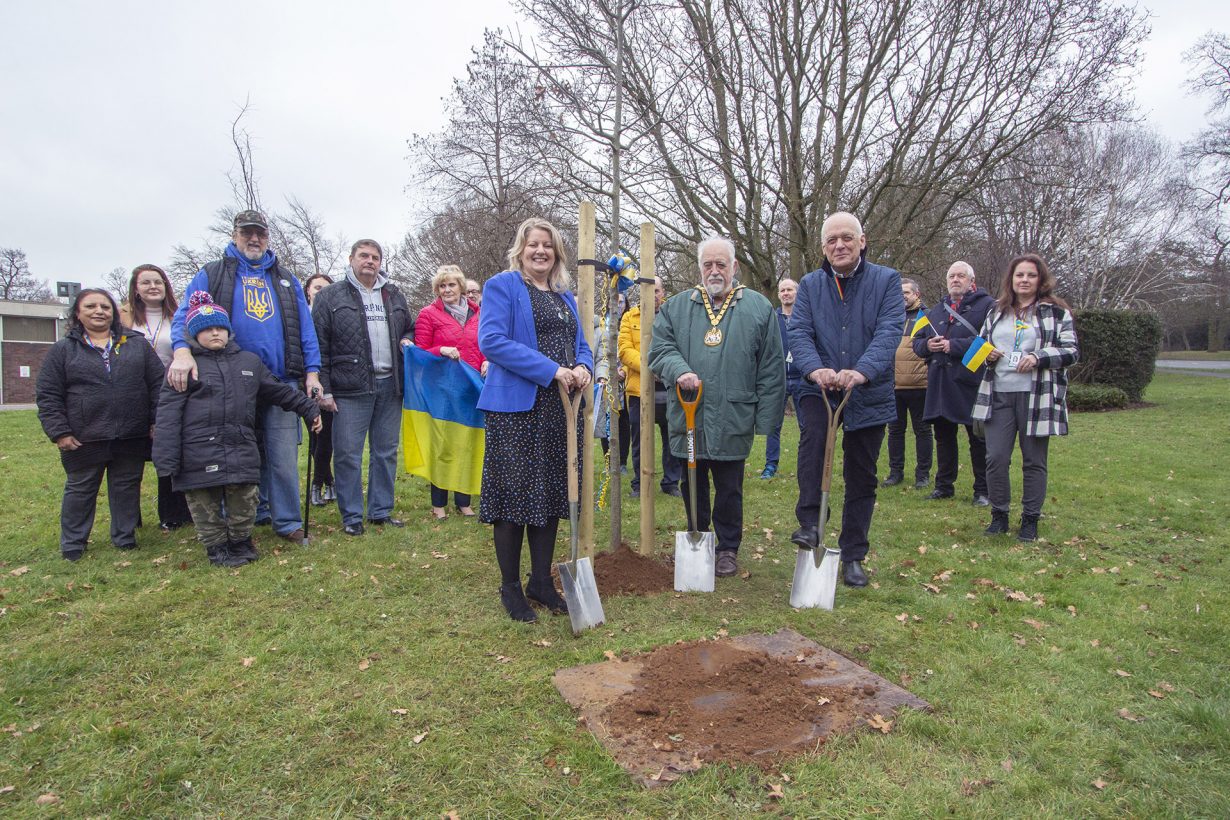 Tree Planting at County Hall Marks One Year Since Russia’s Invasion of ...