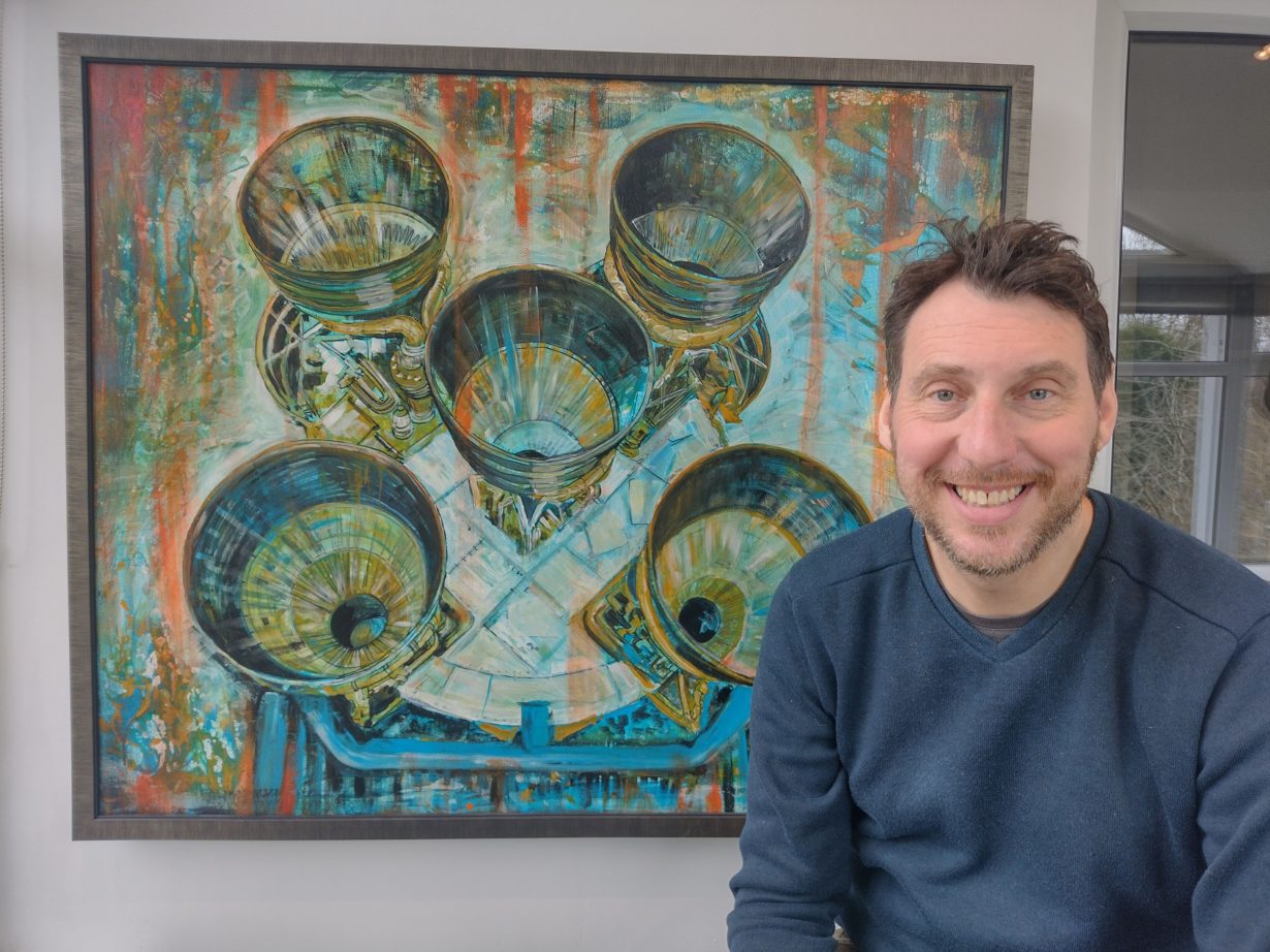 Leicestershire space-age artist finalist in national art competition ...