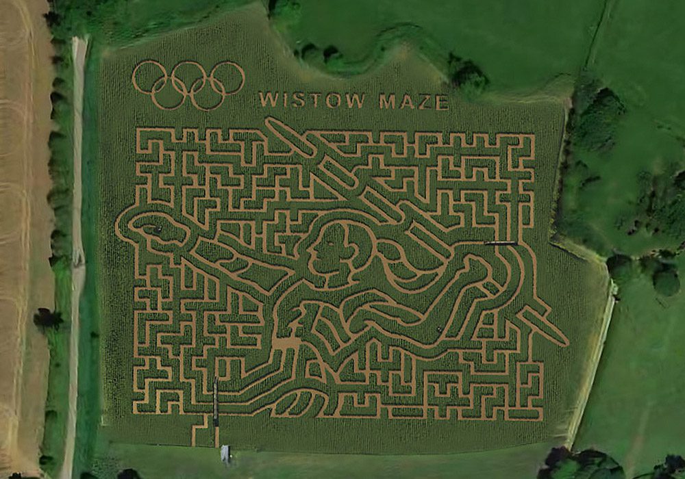 A-maze-ing Olympic design for Wistow Maze - Leicester Times