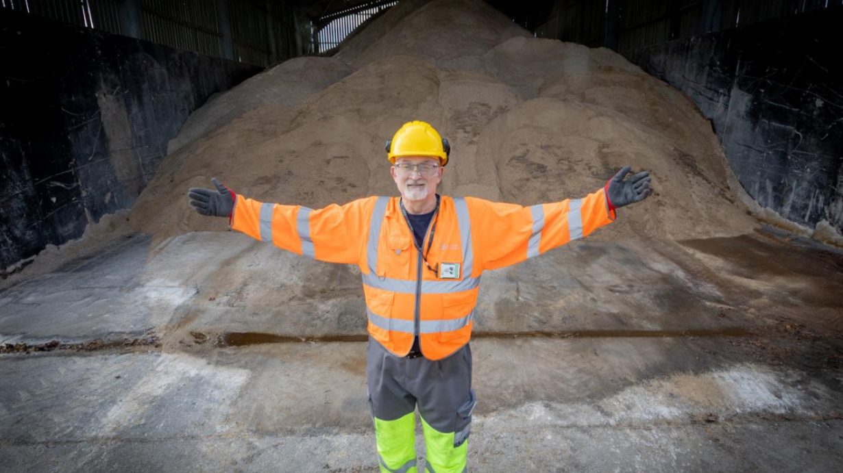 Leicestershire Prepares for Winter with Rock Salt Stockpiles and ...